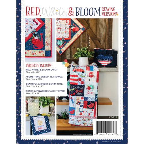 Red, White & Bloom Quilt (Sewing) – Blossom Fabric Boutique